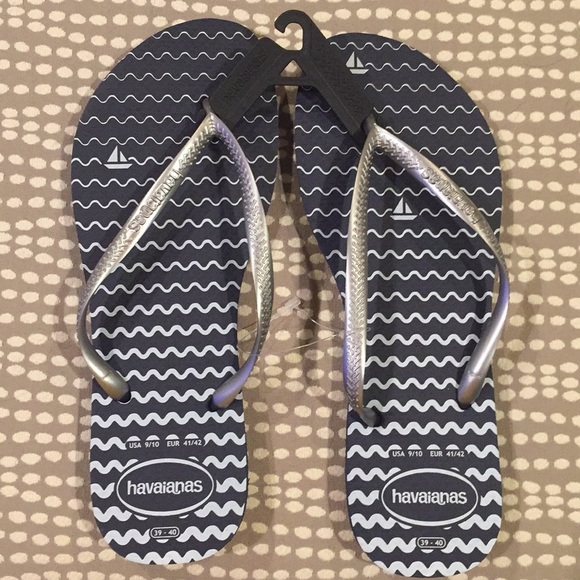 Havaianas | Shoes | Brand New Nautical Theme Havaianas | Poshmark